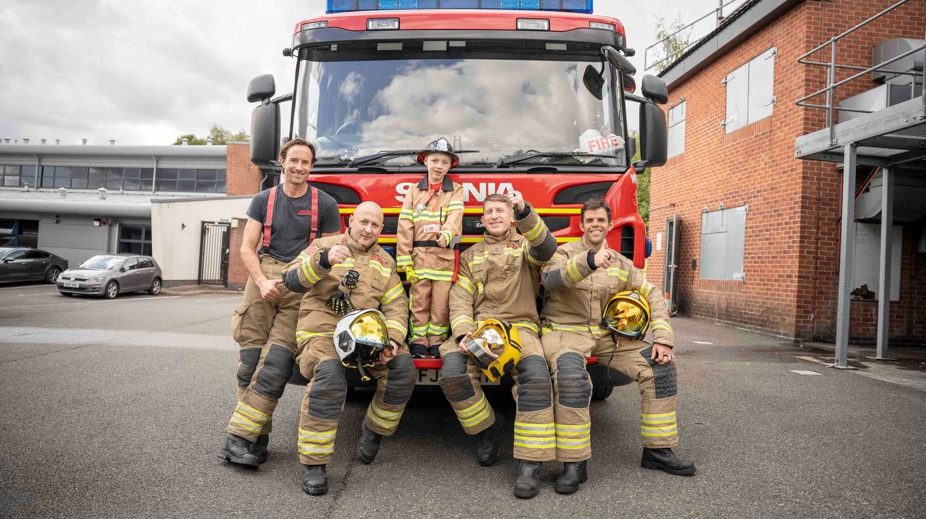 Elliot's wish to be a fireman, like Fireman Sam | Make-A-Wish UK