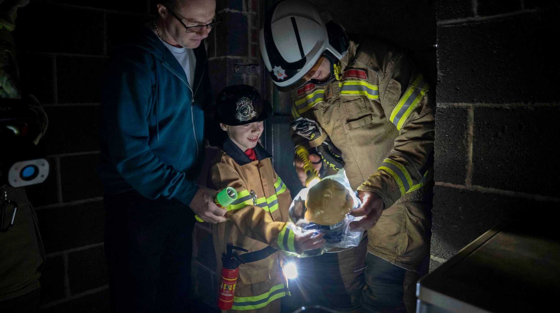 Elliot's wish to be a fireman, like Fireman Sam | Make-A-Wish UK